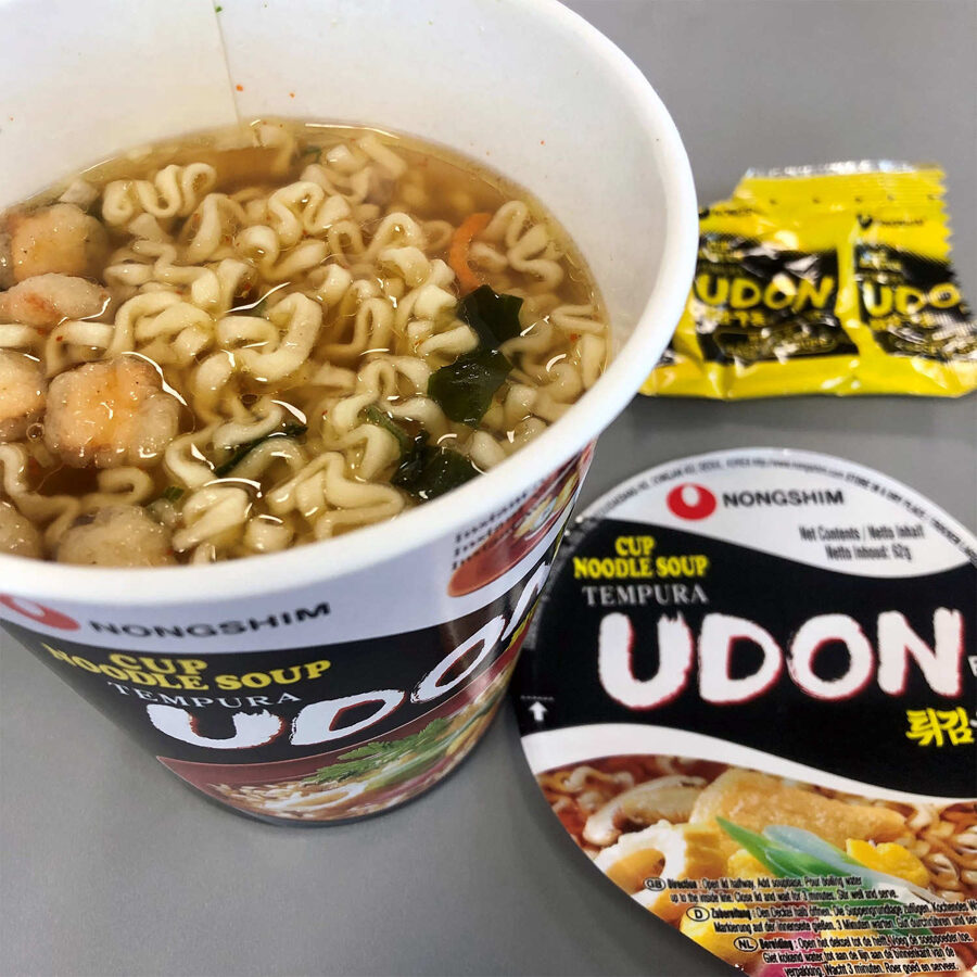 Greitai paruošiami makaronai Tempura Udon puodelis 62g - Makaronai ...